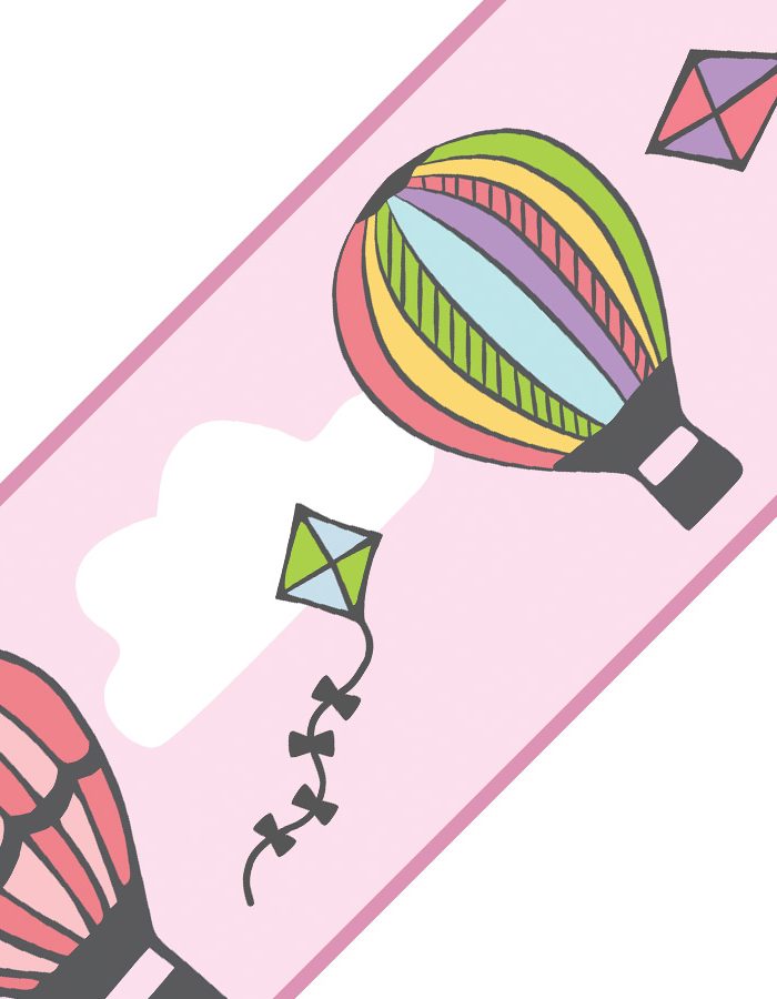 Faixa decorativa pipas e balões – City Decor